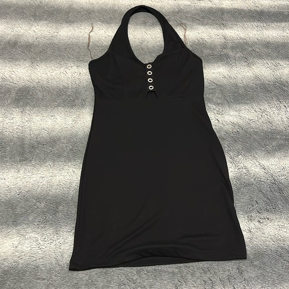 Bozzolo | Dresses | Womensjuniors Black Mini Halter Top Dress | Poshmark